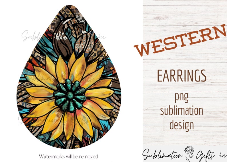 Western Earring | Teardrop Earring Png | Western Earring Png | Cowboy ...