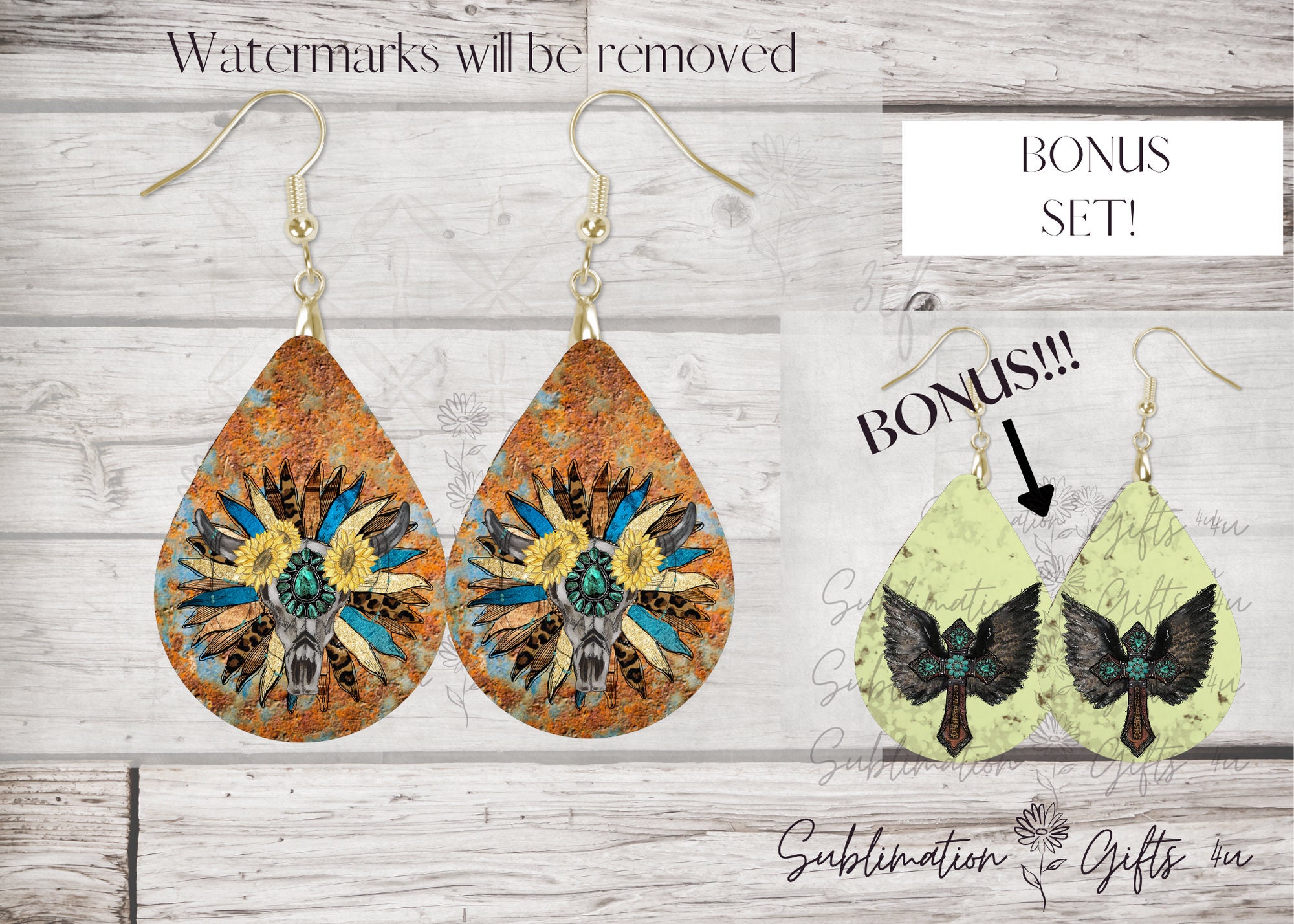 Western Earring Png | Southern Earring Template | Teardrop Earring Png ...