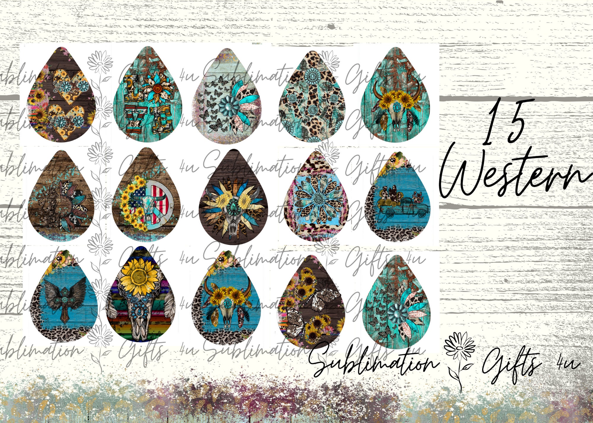 Western Earring Png | Southern Earring Template | Teardrop Earring Png ...