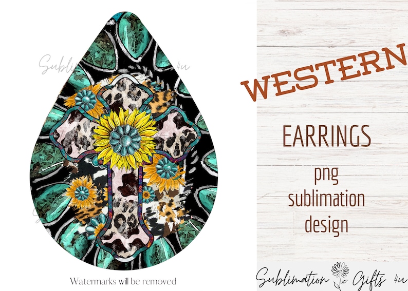 Western Earring | Teardrop Earring Png | Western Earring Png | Cowboy ...