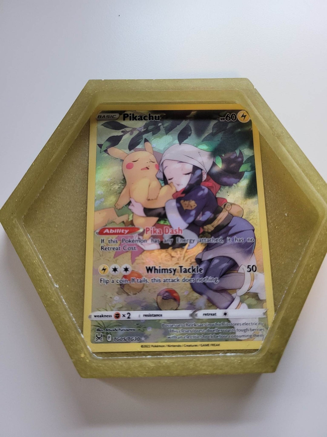 Pikachu Trainer Gallery Pokemon Card Coaster - Etsy