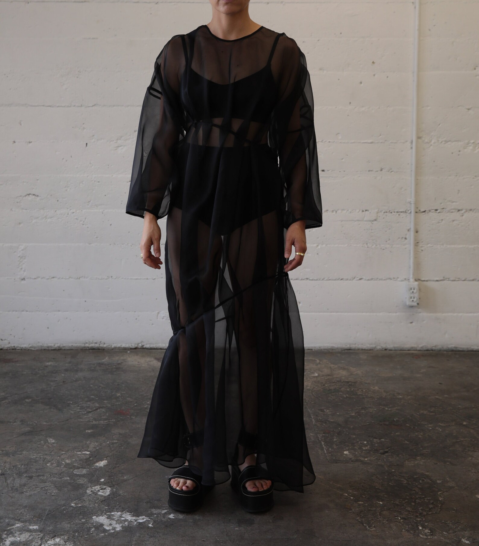 Black Organza Dress Sheer Dress Mesh Dress Overlay Dress - Etsy