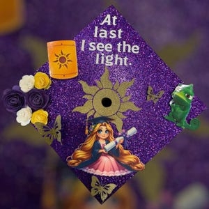 Princess Graduation Cap Topper, Princess Cap Topper, Graduation ...