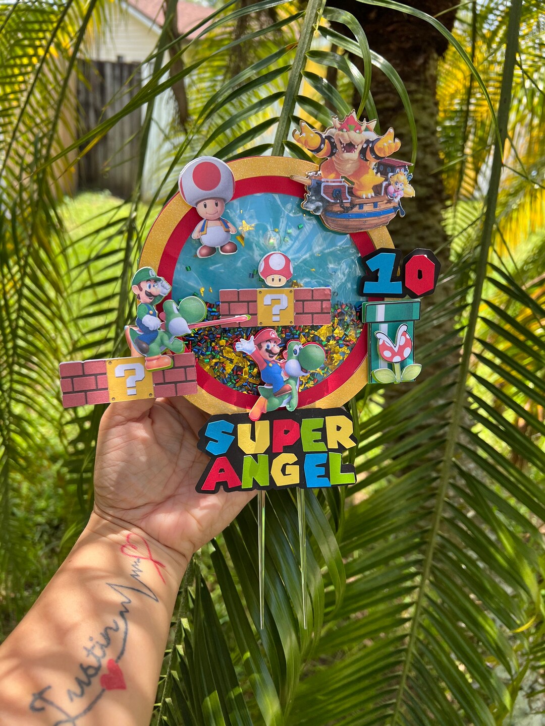 Súper Mario Bro Cake Topper 8” - Etsy
