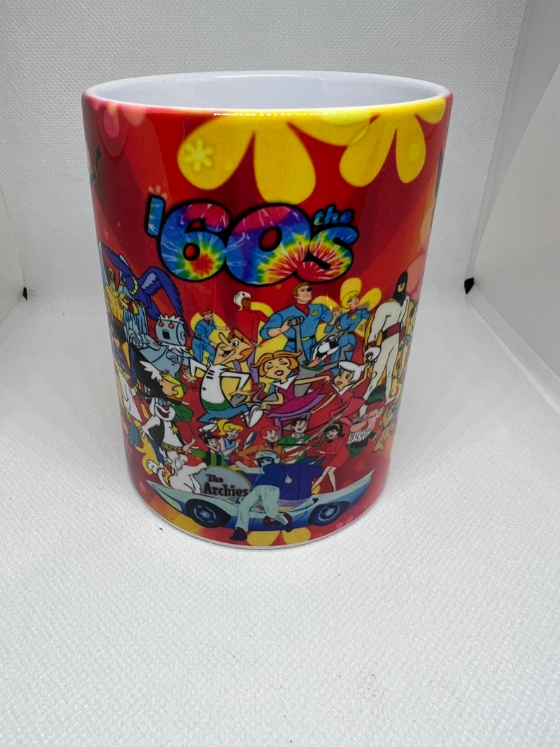 60s Cartoon Mugs 15oz Cartoons Mugs Perfect for Gift - Etsy