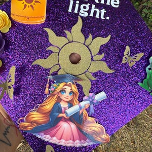 Princess Graduation Cap Topper, Princess Cap Topper, Graduation ...