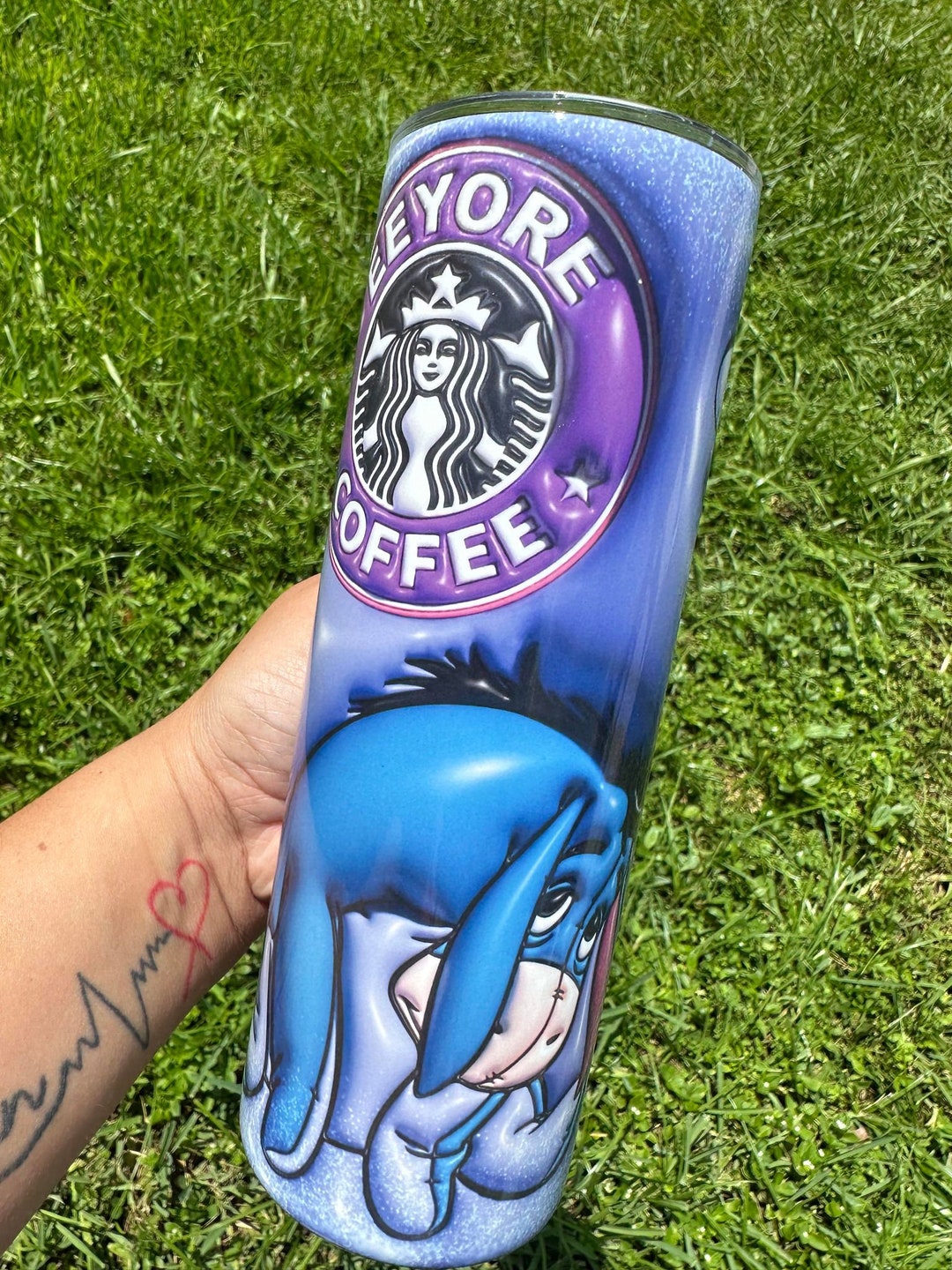 Eeyore Pooh Friends Tumbler, Eeyore Inflated Effect Tumbler,eeyore ...