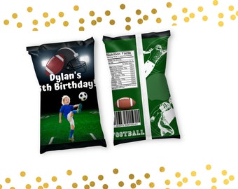 Football Chip Labels - Etsy