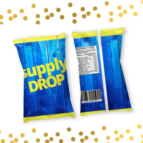 Instant Download Video Gamer Supply Drop Box Birthday Party - Etsy