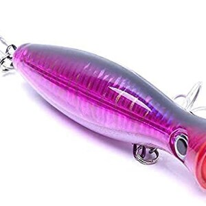 Pack of 3 Large Top Water Poppers 4.75 In/ 1.5 Oz Surf, Offshore ...