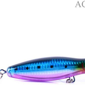 Pack of 3 Large Top Water Poppers 4.75 In/ 1.5 Oz Surf, Offshore ...