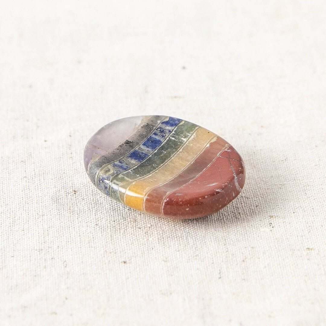 Chakra Worry Stone - Etsy