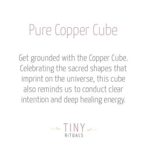 Copper Healing Cube - Etsy