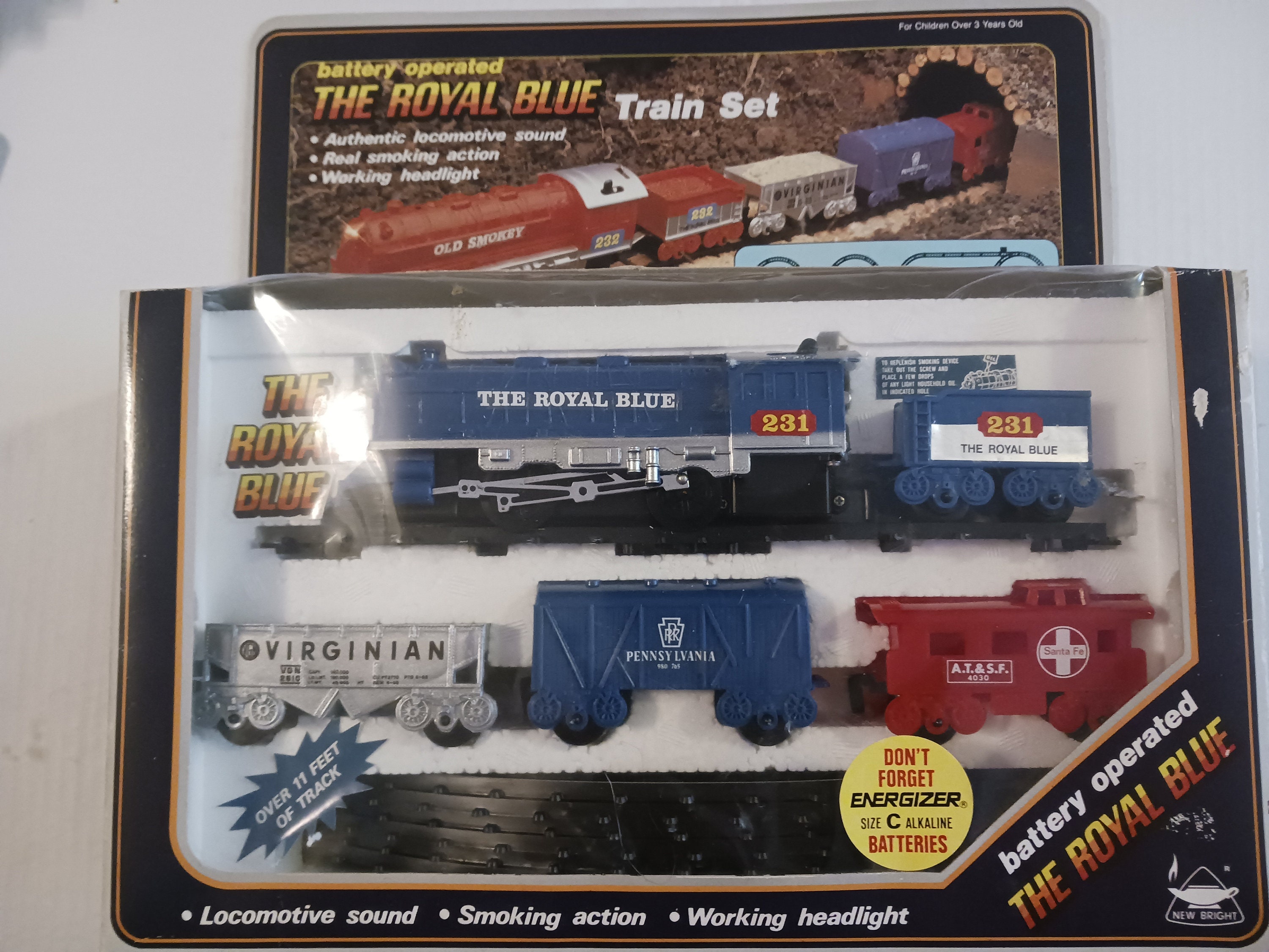 The Royal Blue Train Set 1986 - Etsy