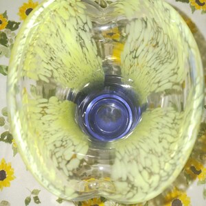 Teleflora Murano Glass Vase/ Green and Blue - Etsy