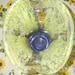 Teleflora Murano Glass Vase/ Green and Blue - Etsy