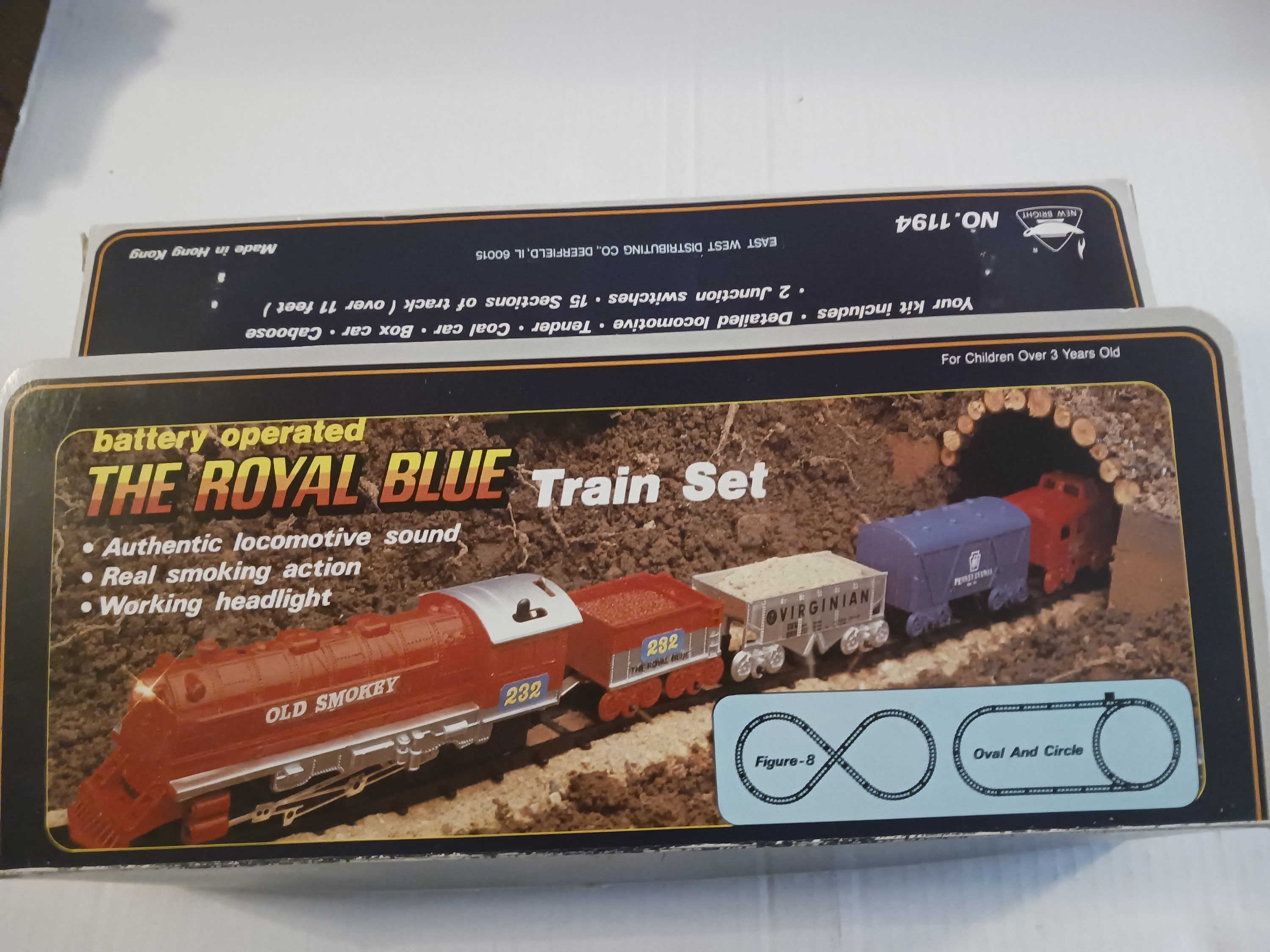 The Royal Blue Train Set 1986 - Etsy