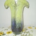 Teleflora Murano Glass Vase/ Green and Blue - Etsy