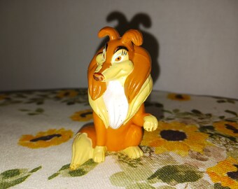 1989 Vintage all Dogs Go to Heaven Collie Dog Flo - Etsy