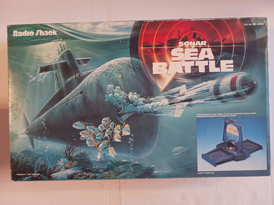 Sonar Sea Battle by Radio Shack/ Battleship by Mb(milton Bradley) - Etsy