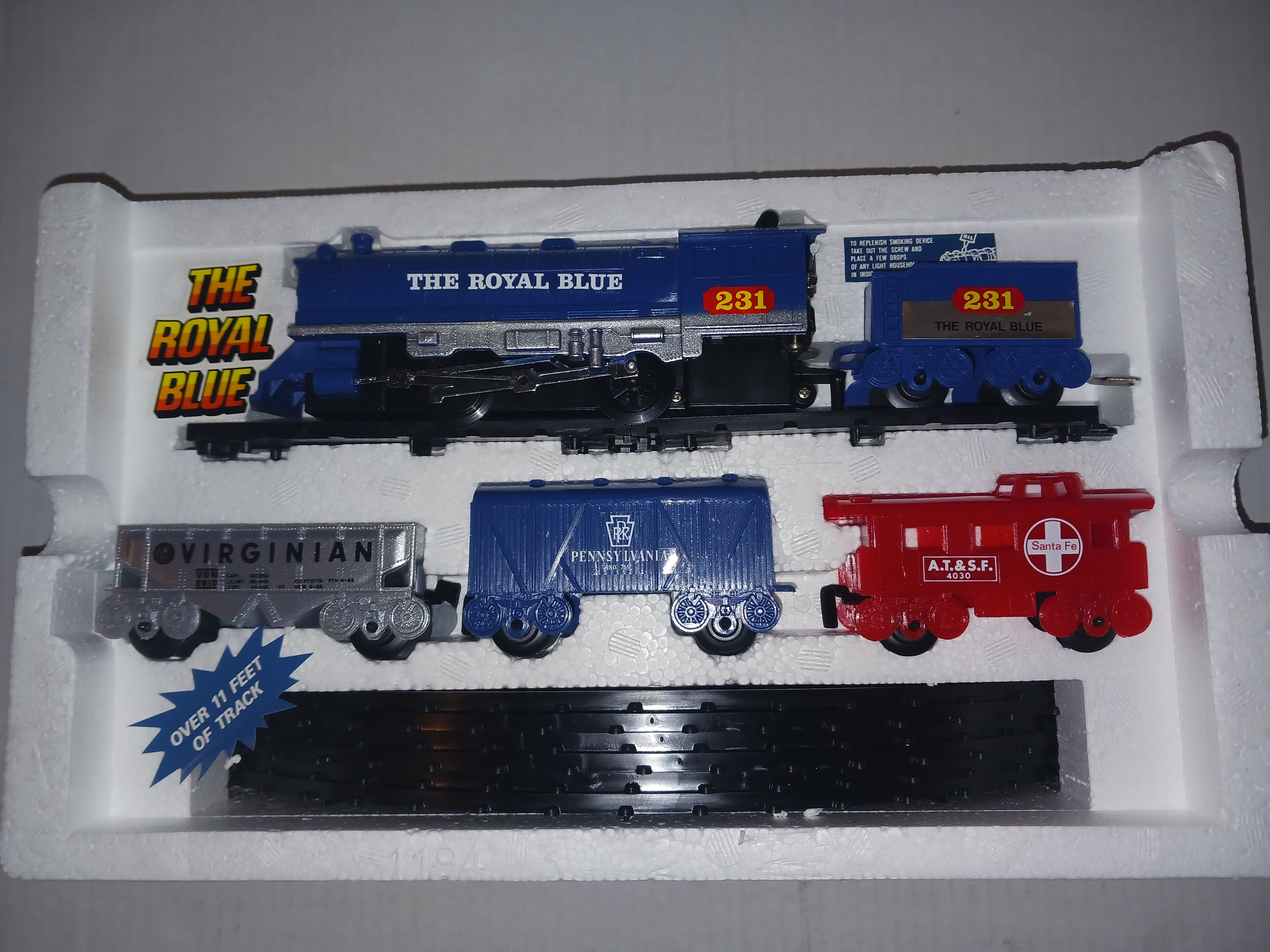 The Royal Blue Train Set 1986 - Etsy