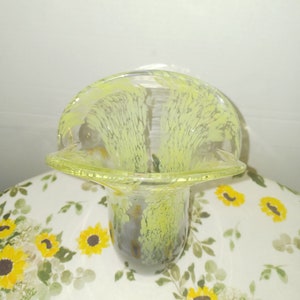Teleflora Murano Glass Vase/ Green and Blue - Etsy