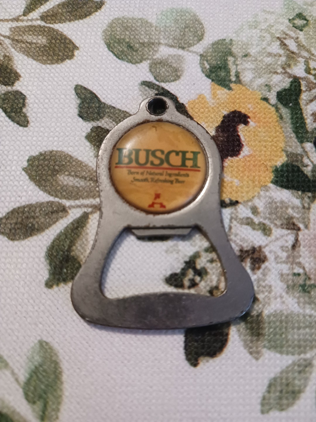 Vintage Busch Bottle Opener Key Chain - Etsy