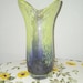 Teleflora Murano Glass Vase/ Green and Blue - Etsy