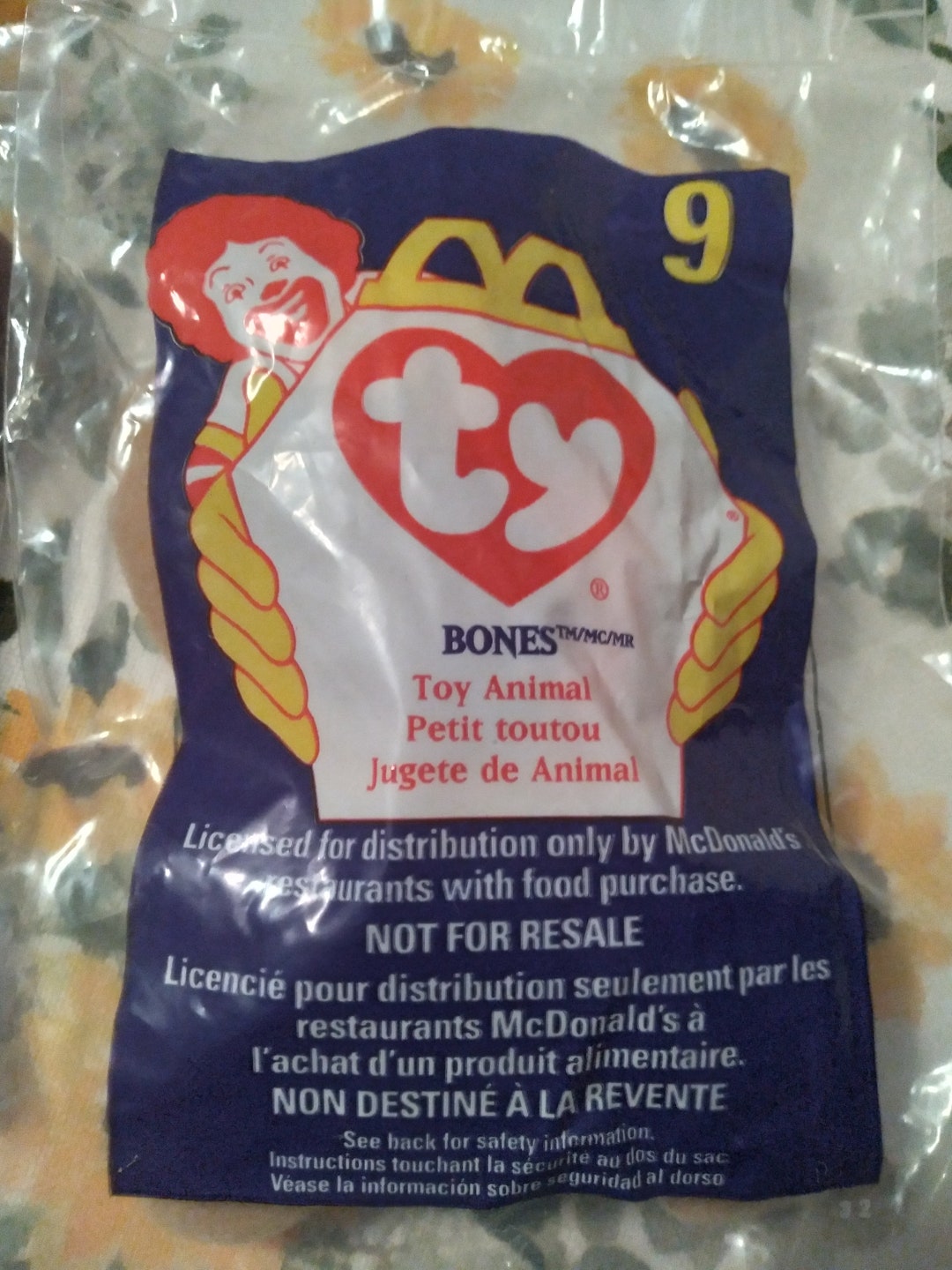 Vintage Mcdonald's Toy Ty "bones" - Etsy