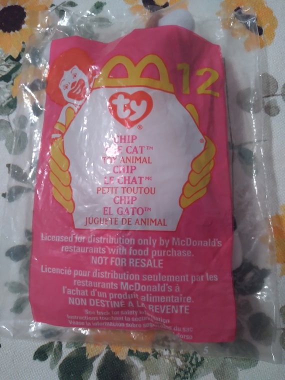 Vintage Mcdonald's Ty chip THE Cat - Etsy