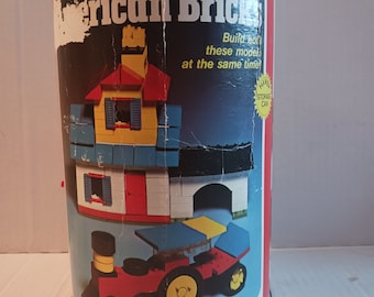 2.5 Lbs of Vintage Elgo Halsam American Bricks Plastic Building Blocks ...