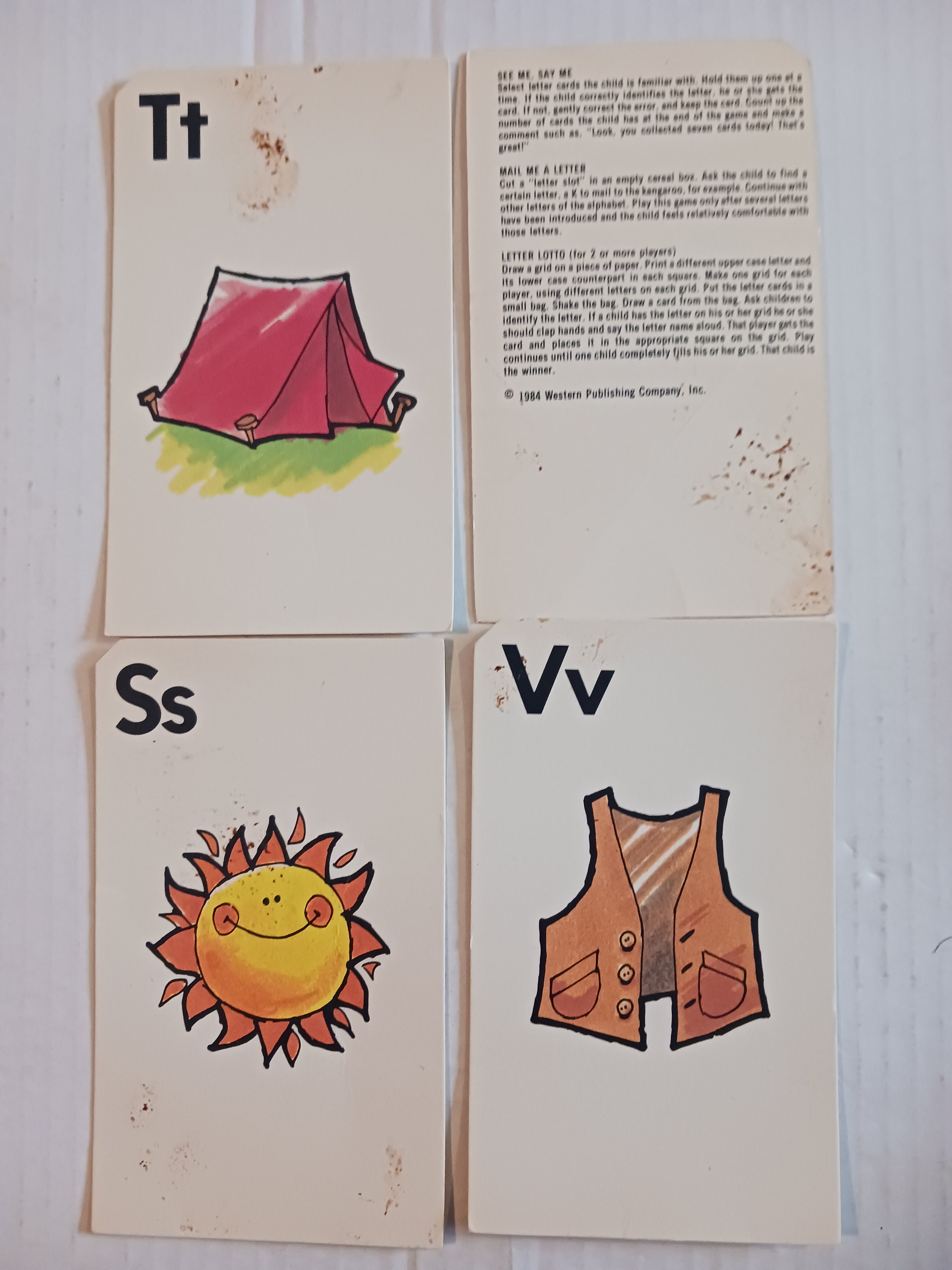 Golden Step Ahead-alphabet Flash Cards 54 Cards - Etsy