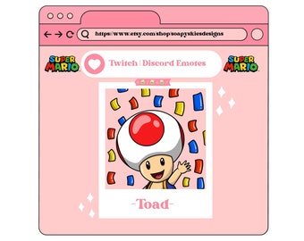Twitch Toad Mario 6x Colors Animated Dance Emote Emote Mario Toad Dance ...