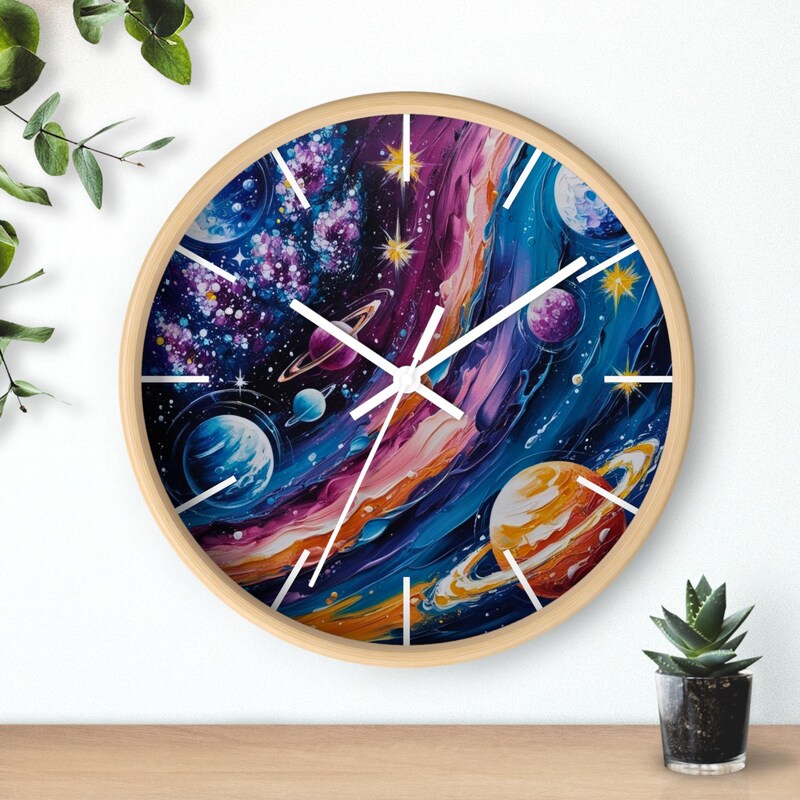 Planet Clock - Etsy
