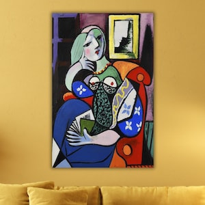 Femme Ingres Face to Face Poster Print Canvas Wall Art by Pablo Picasso ...