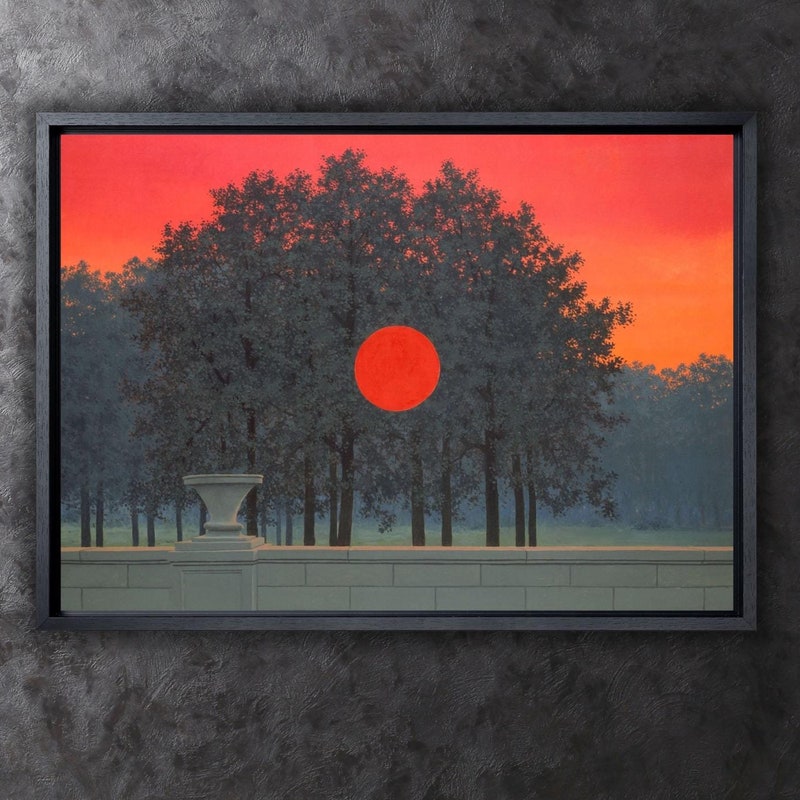 Magritte Banquet Poster - Etsy