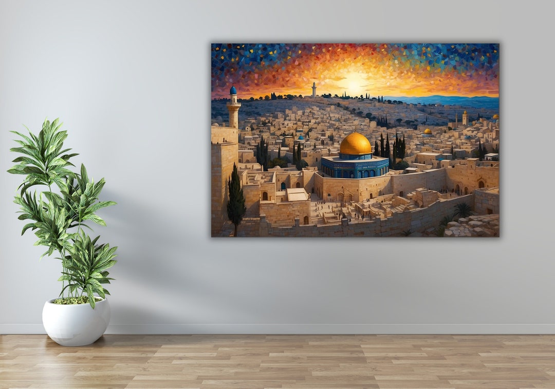 Masjid Al Aqsa Poster Art Canvas Print,masjid Al Aqsa Wall Art ...