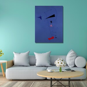 JOAN MIRO Blue Star 1927 Poster Art Canvas,exhibition Poster,joan Miro ...