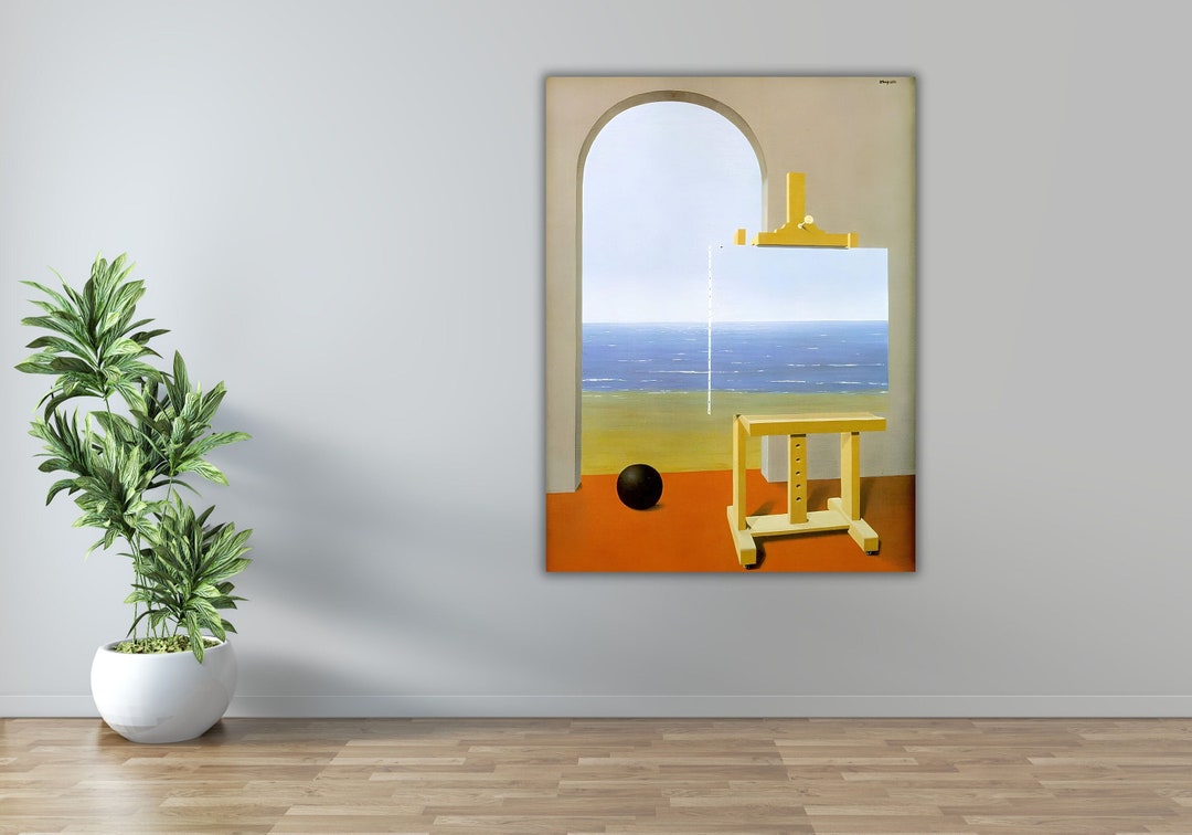 Rene Magritte The Human Condition Poster / Leinwand Wandkunst, Rene ...