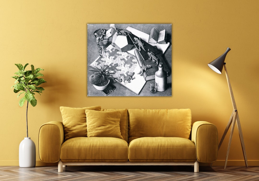 Relativity by M.c. Escher Poster Art Canvas Wall Art,reproduction Print ...