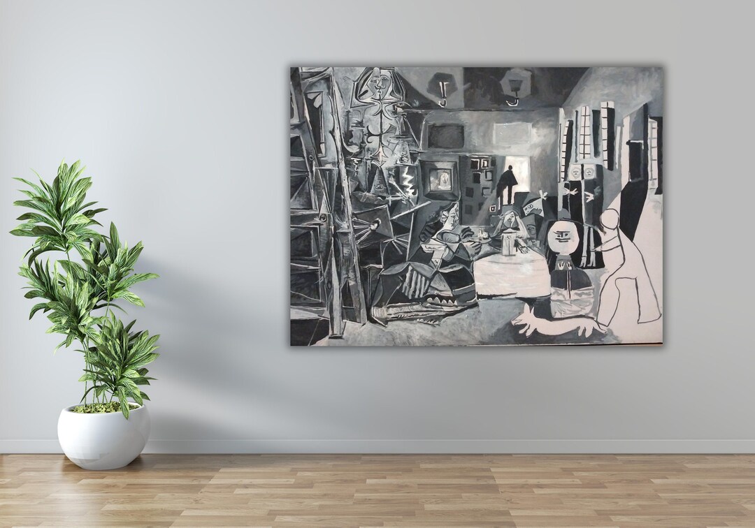 Pablo Picasso Las Meninas Painting Canvas Art Print,museum of Modern ...
