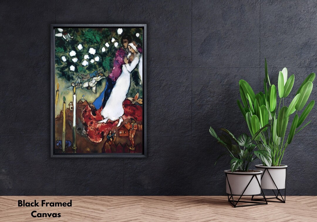 Marc CHAGALL Bride and Other Canvas Print Art,canvas Wall Art,chagall ...