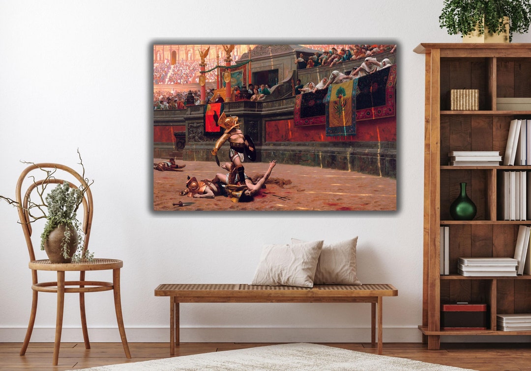Jean Leon Gerome Gladiator Poster/canvas Art Print,jean-léon Gérôme ...
