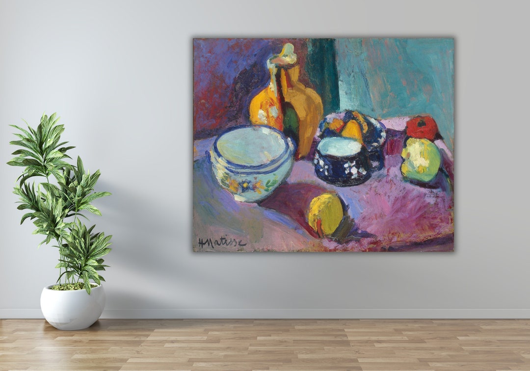 Henri Matisse Henri Matisse Dishes and Fruit 1901 Poster Art Canvas ...