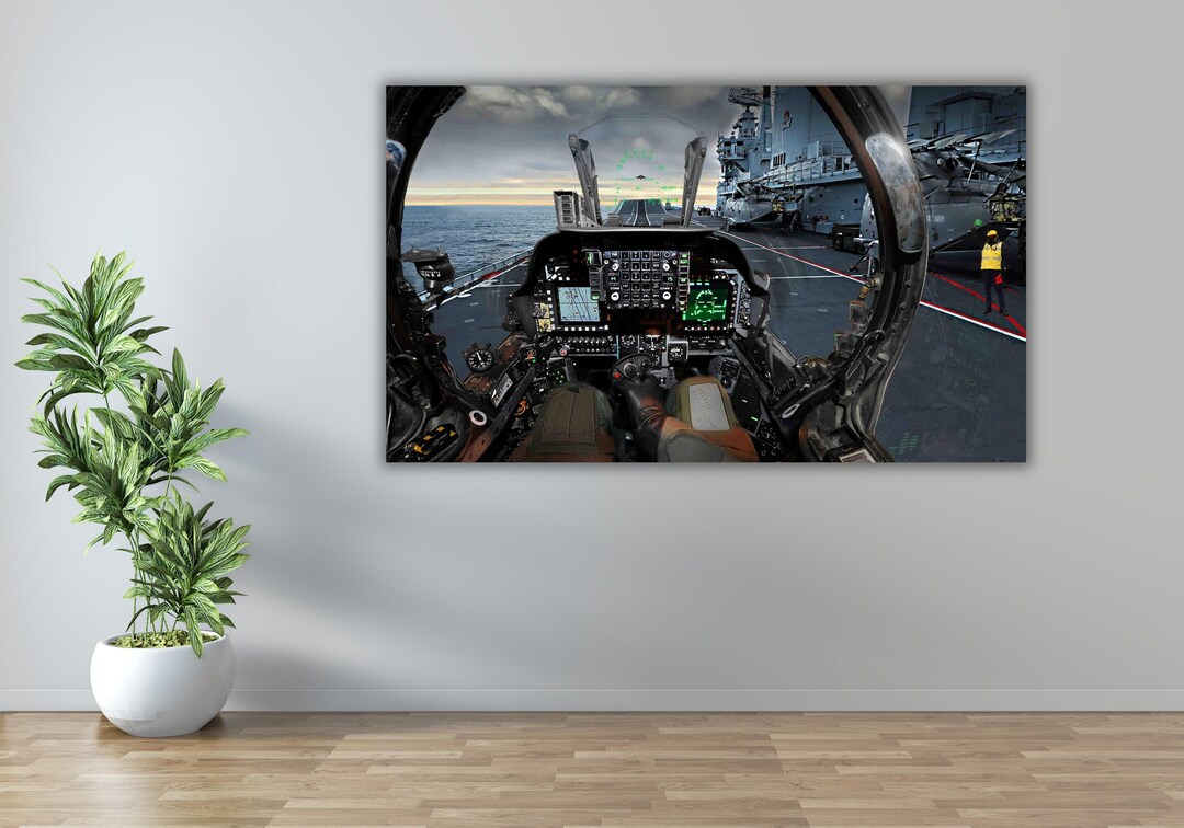 F-22 Military Plane Cockpit Poster Print Artf-22 Aircraft - Etsy UK