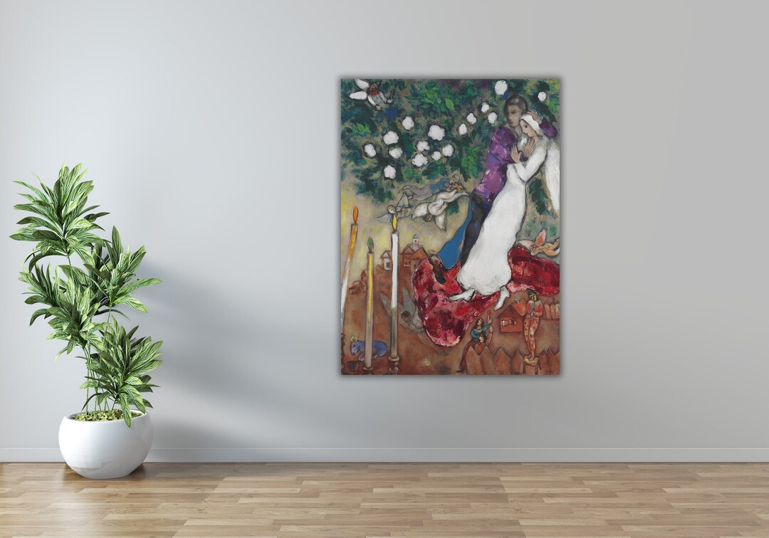 Marc CHAGALL Bride and Other Canvas Print Art,canvas Wall Art,chagall ...