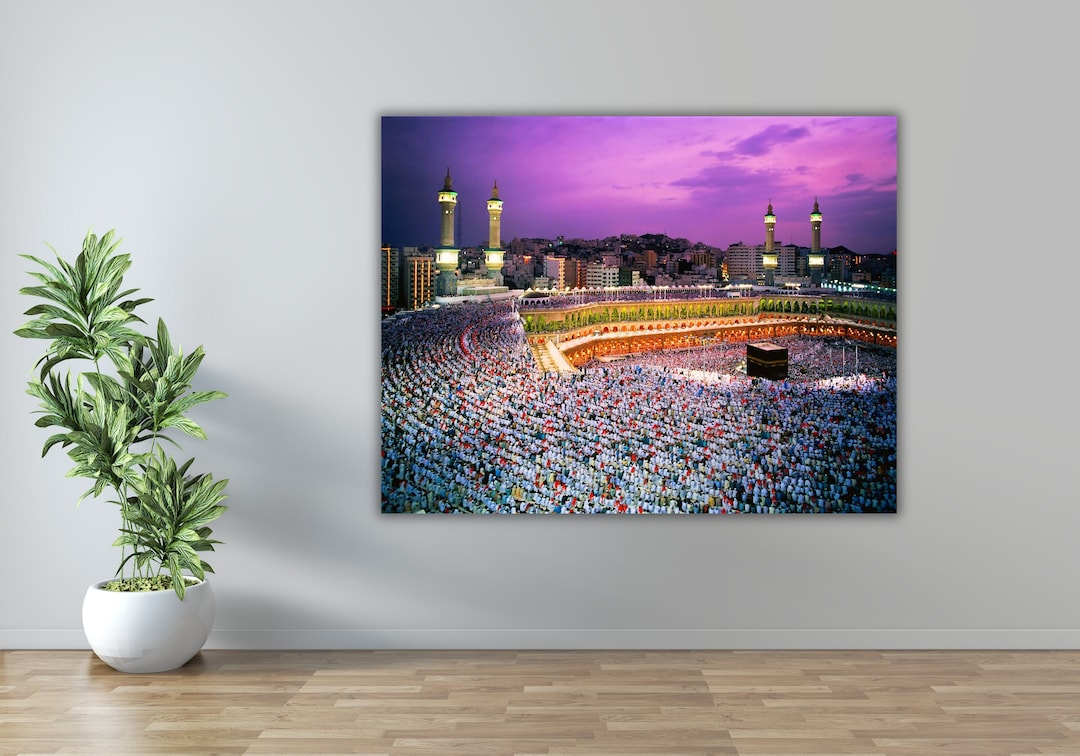 Kaaba Poster Print Art Canvas,kaaba Printable Wall Art,kaaba Wall Art ...