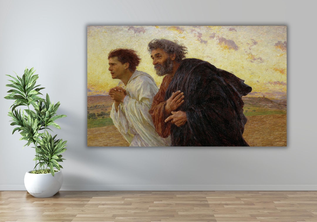 Eugene Burnand the Disciples Peter and John Running to the Sepulchre on ...