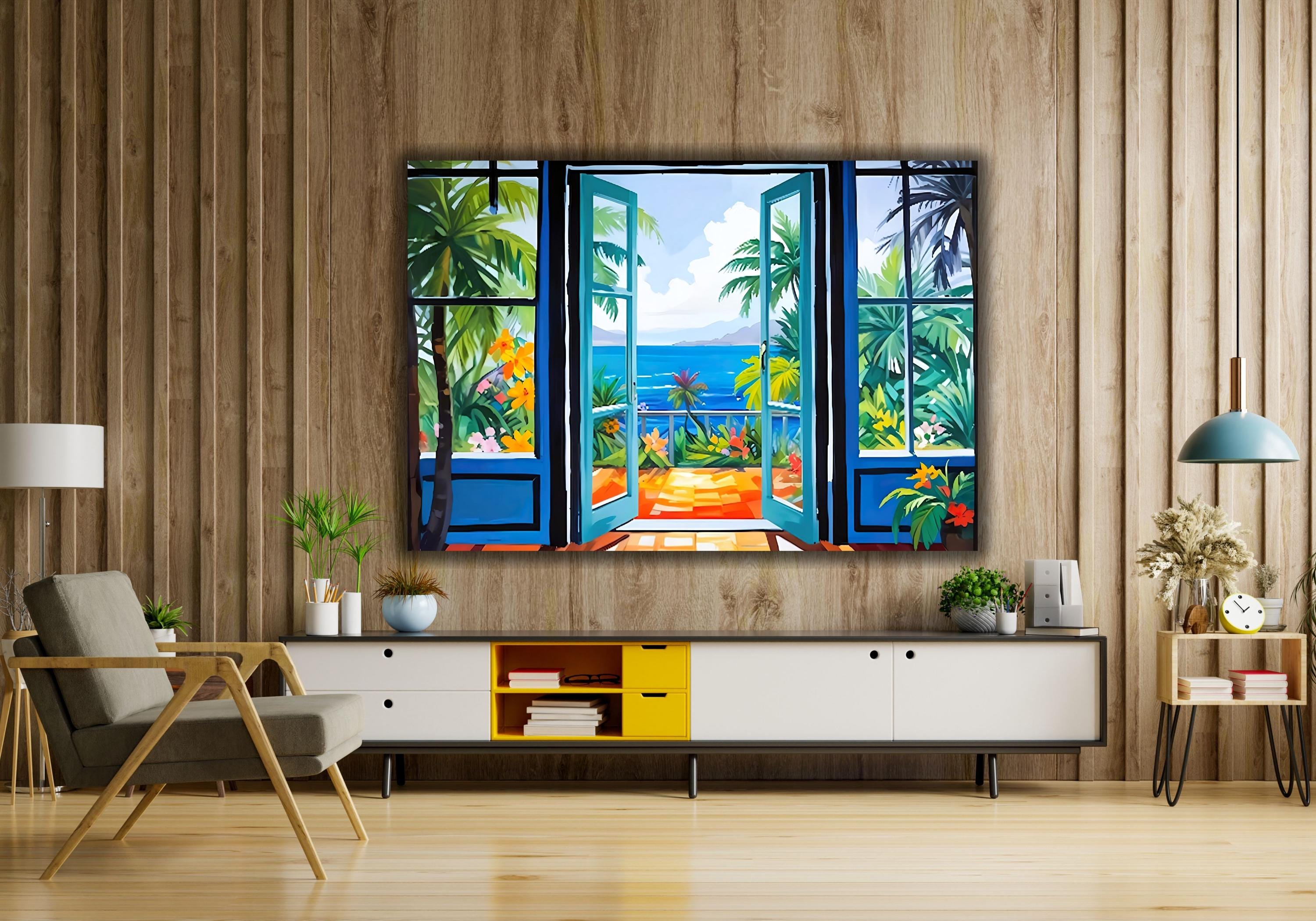 Henri Matisse the Open Window View Painting Poster/canvas Wall Art ...