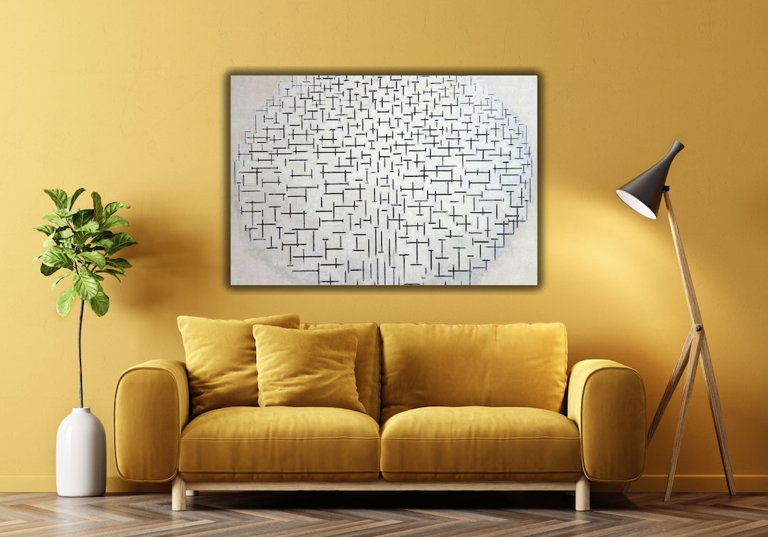 Piet Mondrian Ocean 1915 Canvas Poster Art Reproduction Print,abstract ...